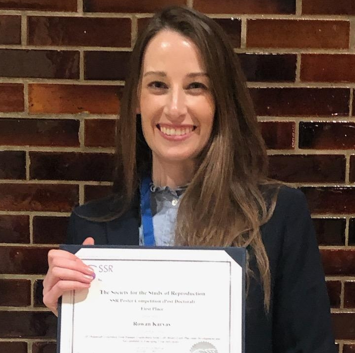 Rowan Karvas wins Poster Award at SSR Annual Meeting – Theunissen Lab
